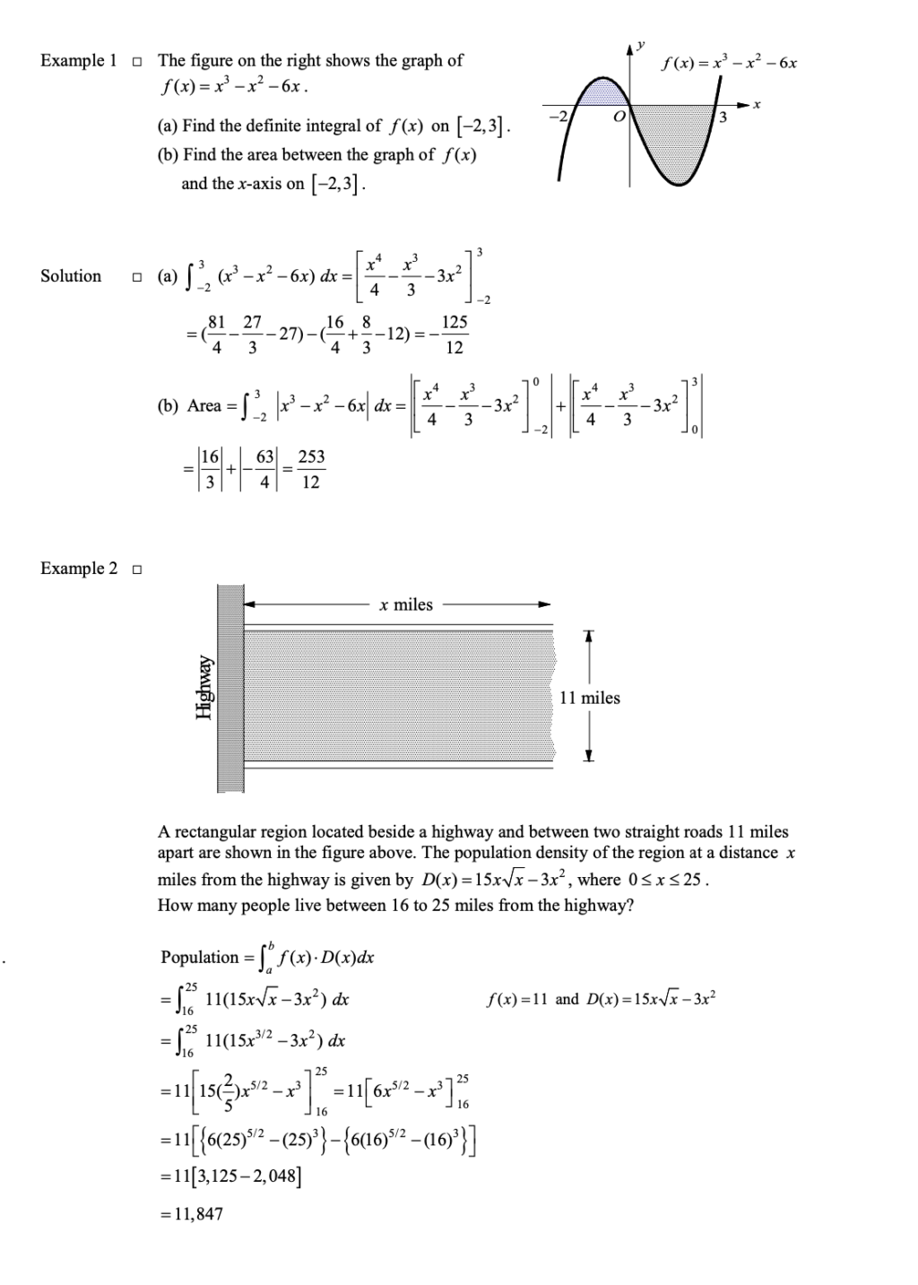 Definite Integrals, Area Under a Curve, And Application - Top Study Guide | RevisionTown